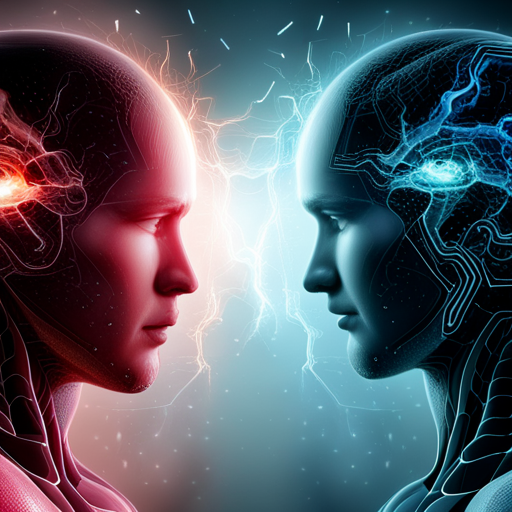 The Showdown: Human vs AI Writers | by NINE25AM | Lampshade of ...