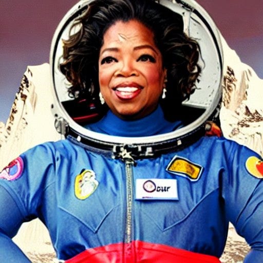 Oprah Winfrey Climbs Mount Everest in a Space Suit | by Edward John ...