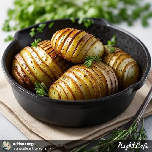 Hasselback Potatoes with Herbs Recipe | by Adrian Lungu | Aug, 2024 | Medium