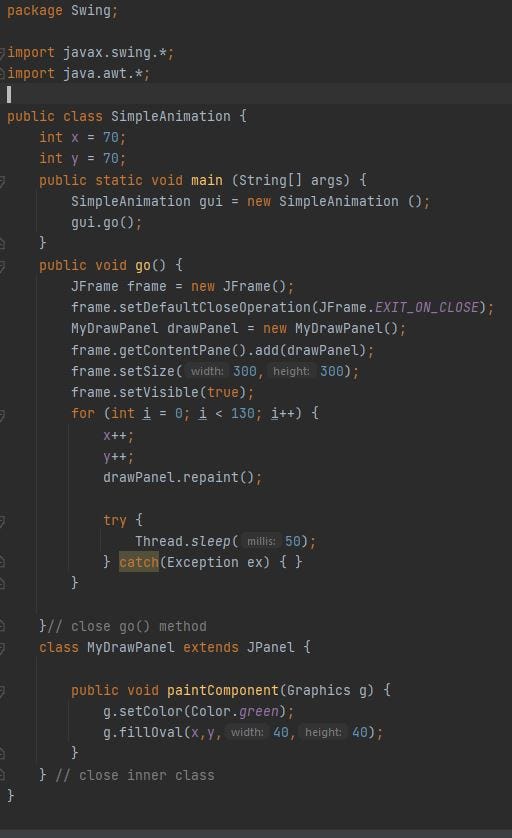 Chapter 12: GUIs Part 2. We can have one class inside another… | by ...