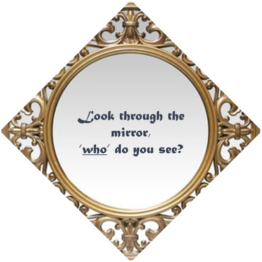 Who are you? VERSUS Who you are!. When I look in the mirror each ...