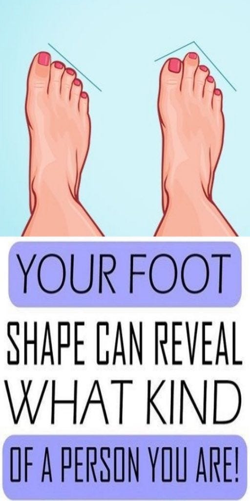 What Your Foot Shape Reveals About Your Personality - Amanda Butler - Medium