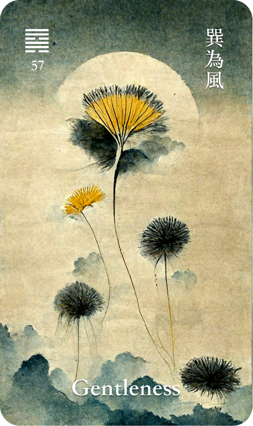 Hexagram 57 ䷸ : A Simple Look at I-Ching — Gentleness Like the Wind ...