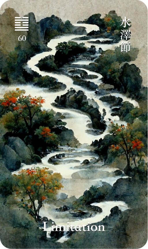 Hexagram 60 ䷻ : A Simple Look at I-Ching — Limitation and Balanced ...