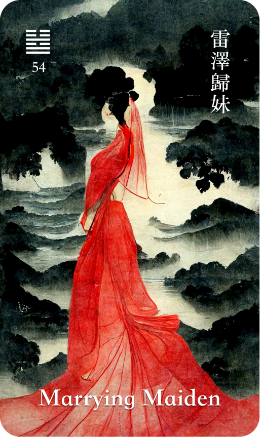 Hexagram 54 ䷵ : A Simple Look at I-Ching — Marrying Maiden | by I-Ching ...