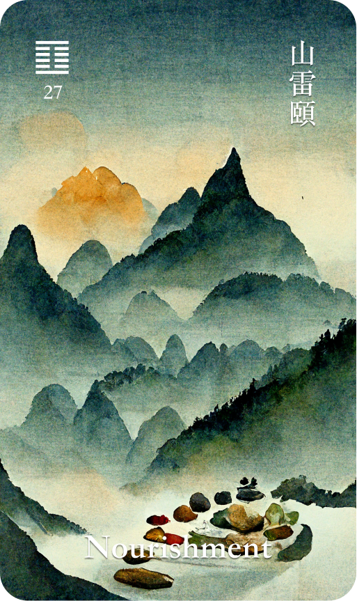 山雷頤䷚：易經簡易解析 — 適時休養的第二十七頤卦(27 艮上震下) - 易經簡易解析 - Medium