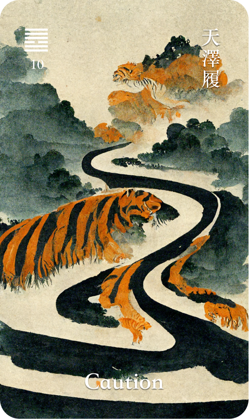 Hexagram 10: A Simple Look at I-Ching — Caution and Navigating Challenges | by I-Ching with ...
