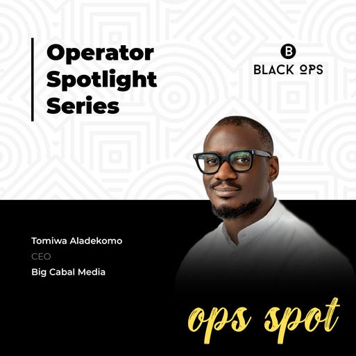 Black Ops Operator Spotlight Series — Tomiwa Aladekomo | by Black Ops ...