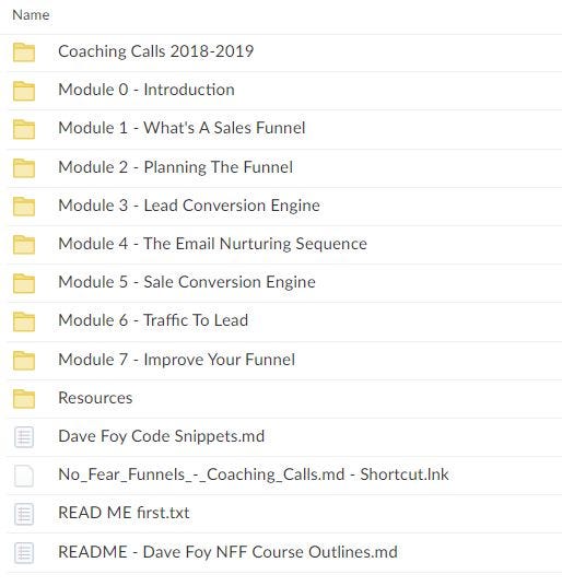 [BingCourse.com] Dave Foy — No Fear Funnels — INSTANT DOWNLOAD | by ...