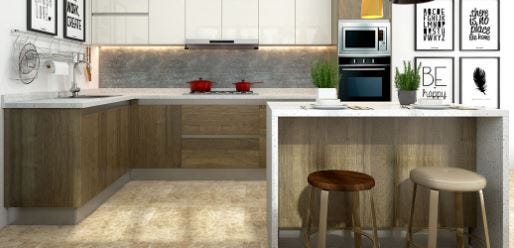 Get and idea about U Shape Small Modular Kitchen Design | by ...