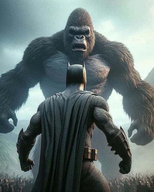 The Jungle Battle: Batman vs. King Kong | by Shamarie Knight | Jan ...