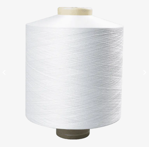 80% Polyester/20% Polyamide DTY Yarn 160D/72F Semi Dull Raw White Sim S ...