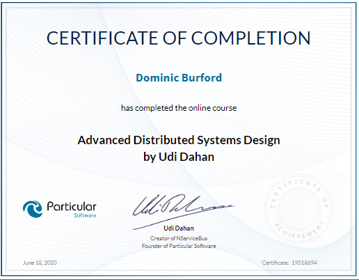I’ve completed the Advanced Distributed Systems Design course | by ...