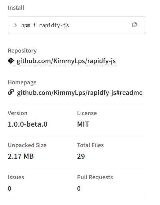 Introducing RapidfyJS Beta: A Lightweight Backend Framework for Node.js Chapter 1 - 2 | by Kimmy ...