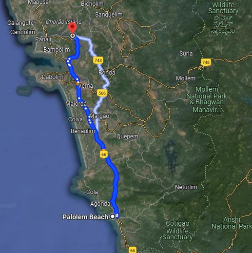 Palolem to Old Goa Taxi Service at 3000 INR Only | by Niranjan Shrimant ...
