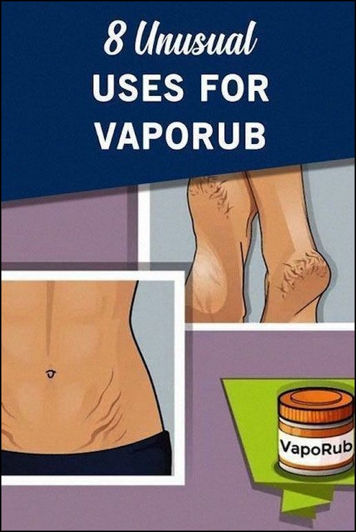 8 Unusual ways to use Vicks Vaporub - Karen Rust - Medium