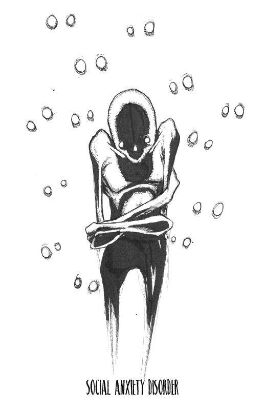 Social Anxiety Artwork