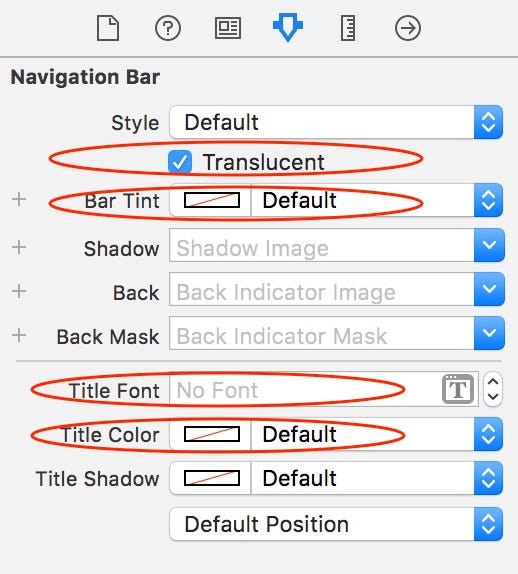 研究 navigation bar 的欄位. 1. Bar Tint | by 彼得潘的 iOS App Neverland | 彼得潘的 Swift iOS App 開發教室 | Medium