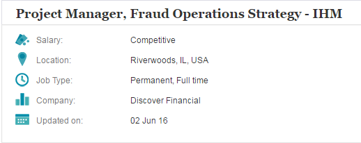 Project Manager, Fraud Operations Strategy — IHM | by Desideria Faux ...