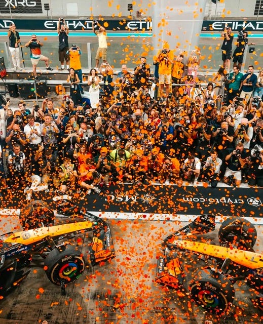 2024 Abu Dhabi Grand Prix. Mclaren wins the World Constructors… | by ...