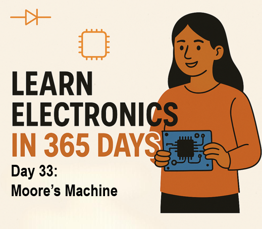 Learn Electronics in 365 Days: Day 33 — Moore Machine | by Radha ...
