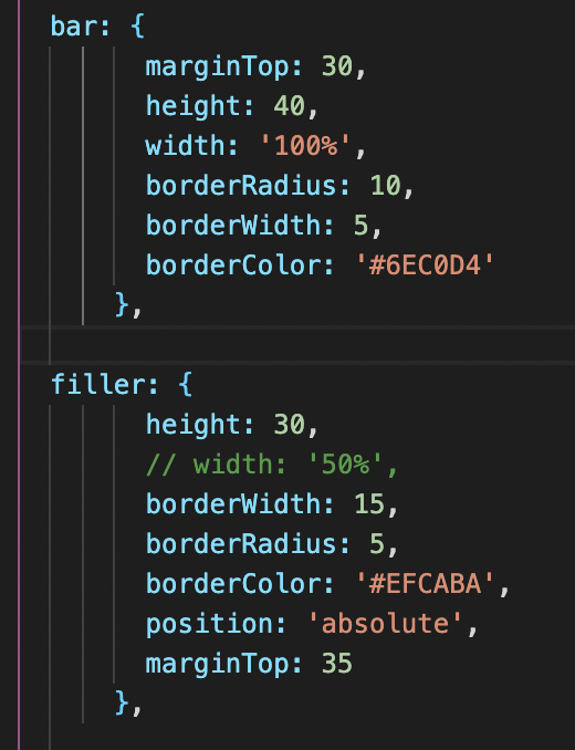 Making a dynamic progress bar in my first React Native app | by Joanna ...