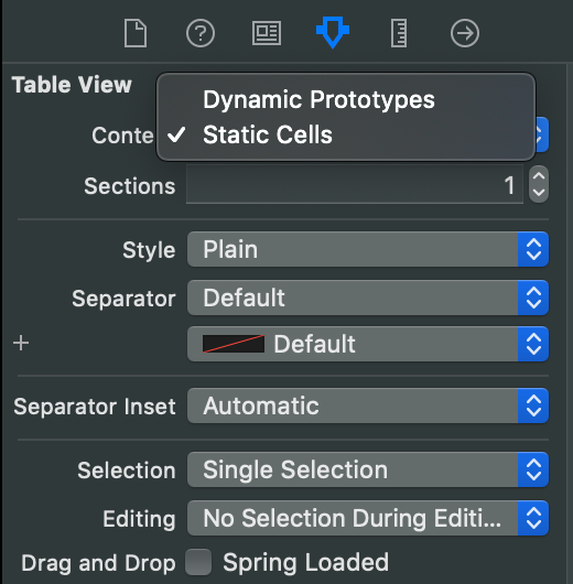 HW5 | 在cells 內放入你所需要的內容以 static cells 製作固定內容的表格 | by Andrew Peng | 彼得潘的 Swift iOS / Flutter App ...