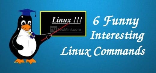 Unique and Funny Commands in Linux | by Aditya Joshi | Medium