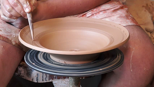 Pottery : A potter as a Maker. Pottery is the craft of making ceramic ...