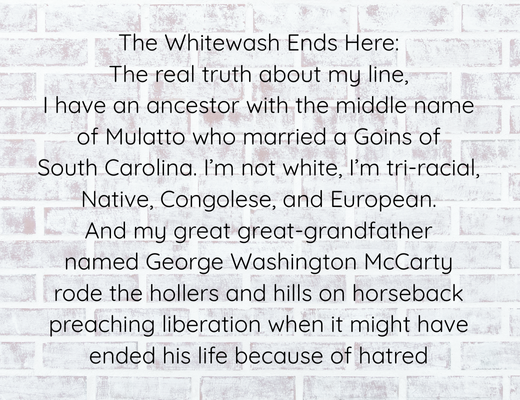 The Whitewash Ends Here: My Tri-Racial Legacy and the Fire That ...