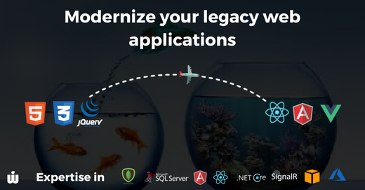 Modernize your legacy web applications using React, Angular or Vue | by ...