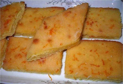 Orange stripe cakes - Selina Eliott - Medium