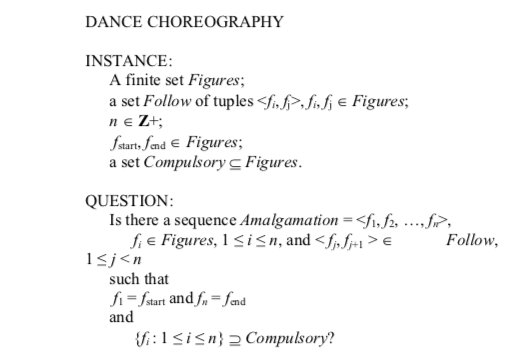 Implementation of the NP-Complete Dance Choreography Problem | by Sami ...