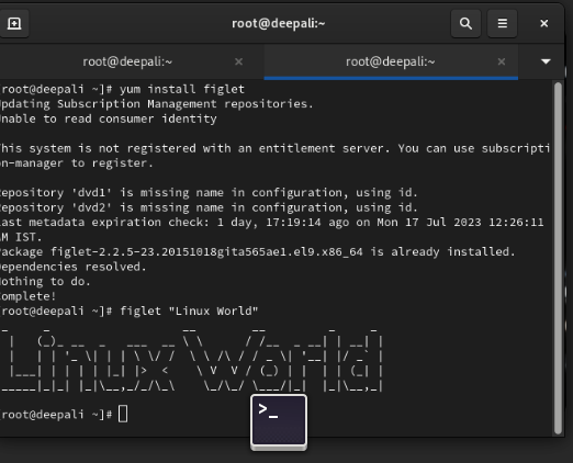 Creating Captivating ASCII Art with FIGlet in RHEL - Anshul Vishwakarma - Medium