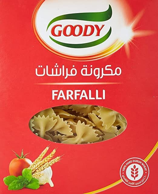 Goody Farfalli Pasta Shape No 50 500 gm — Carton of 20 Packs -Menakart ...