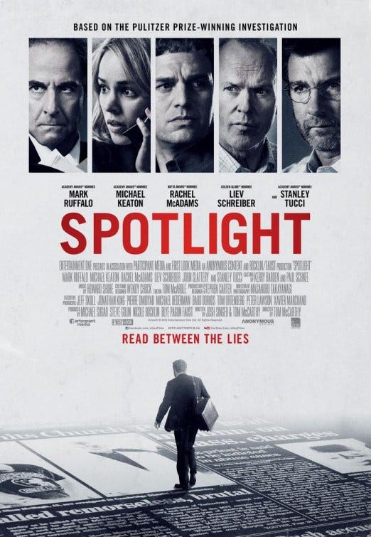 Spotlight: Movie review. Thanks to the Sydney Writers’ Festival… | by ...
