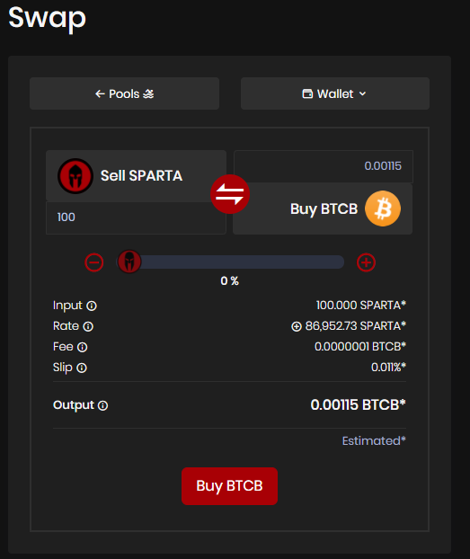 How-To Swap in SpartanPools. Swap BEP20 Assets in Spartan Protocol’s… | by SpartanProtocol ...