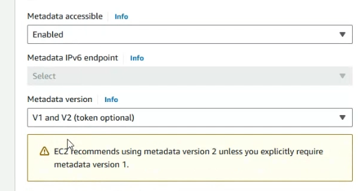AWS — Invoking EC2 Metadata service and obtaining a temporary credential from an attached role ...