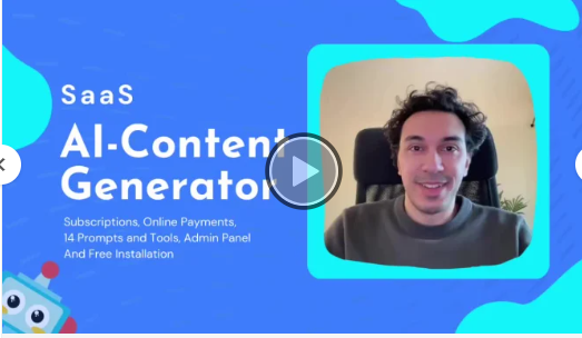 Create your SAAS AI content generator platform | by Libori | Medium