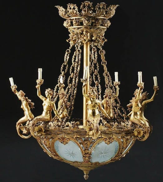 “Old-World Opulence: Antique Chandeliers in Traditional Settings” | by ...