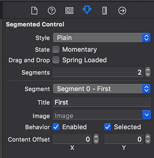 #7 關於Xcode的UI 元件…. Segmented Control 切換分類的元件，比方選擇性別。 | by Ritta | 彼得潘的 Swift iOS App 開發教室 | Medium