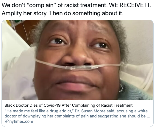 “Racism in medicine manifests as cumulative deprioritization over many ...