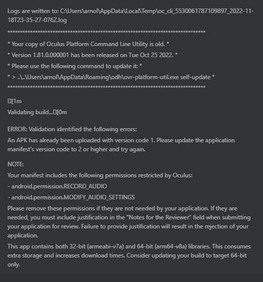Who Needs Audio Permissions In Vr Well If You Are Trying To Upload Your Unity Project To The
