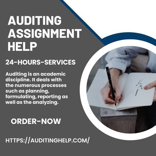“AuditingHelp.com: Your Trusted Partner for Auditing Assignment Help Services” | by Melinda ...