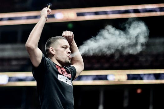 While the urine collector waits, Nate Diaz criticizes USADA | by Boxing ...
