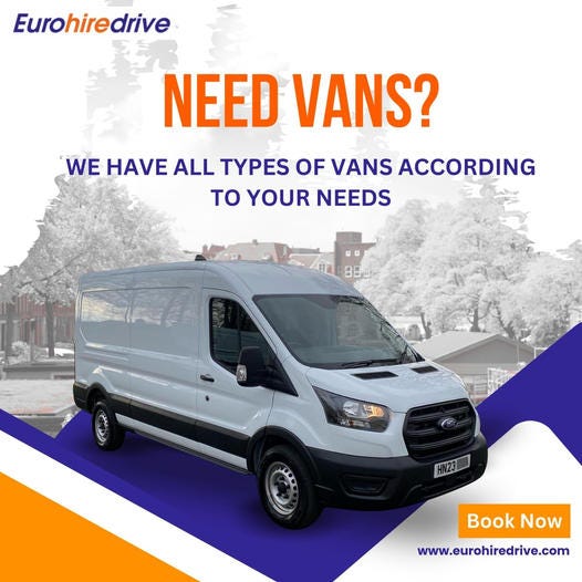 Daily van hire | Euro Hire Drive. Looking for a reliable and convenient ...