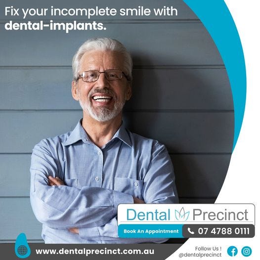 Fix Your incomplete Smile with Dental implants | by Dentalprecinct | Medium