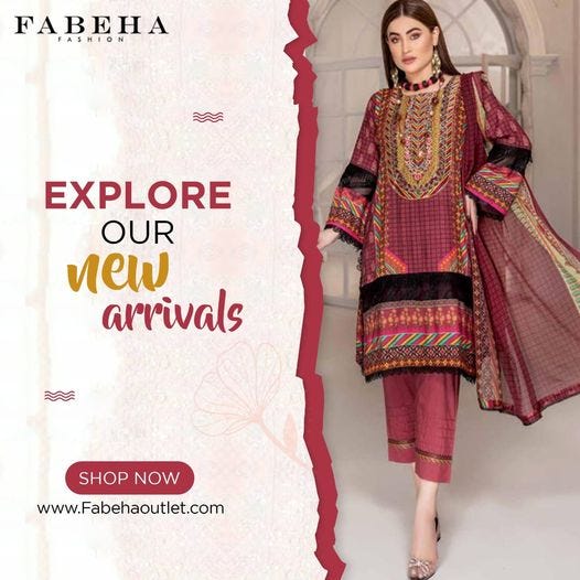 Top 10 Trending Pakistani Salwar Kameez Design Ideas | by Fabeha Outlet ...
