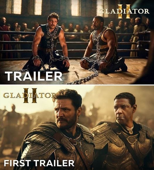 GLADIATOR 2 — Trailer (2024) Pedro Pascal, Denzel Washington (HD) | by Friends of Film | Jun ...