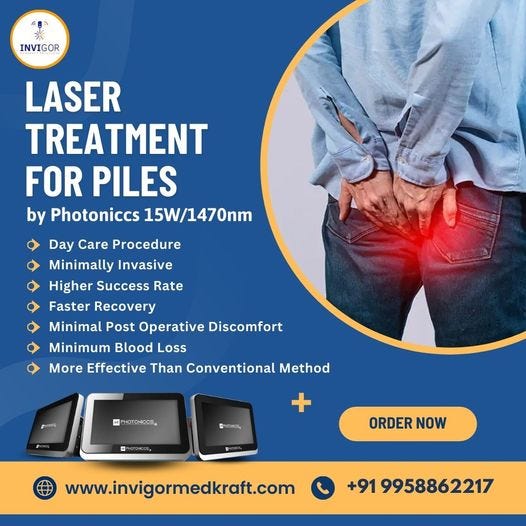 Buy Advanced Laser for Piles - Invigor Medkraft - Medium
